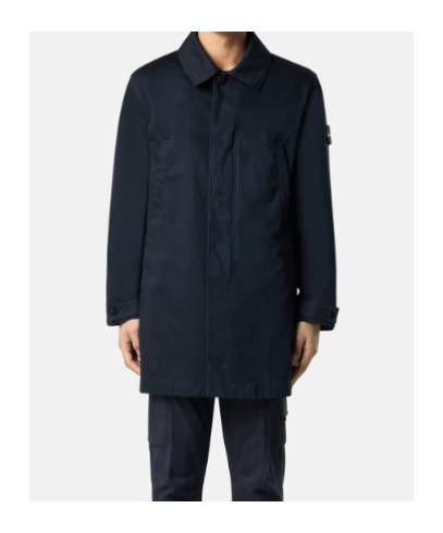 STONE ISLAND Stone Island Compass-Badge Button-Up Coat